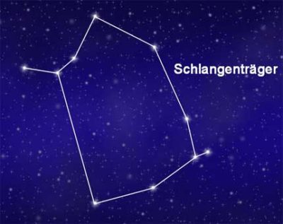 Das Sommersternbild Schlangenträger